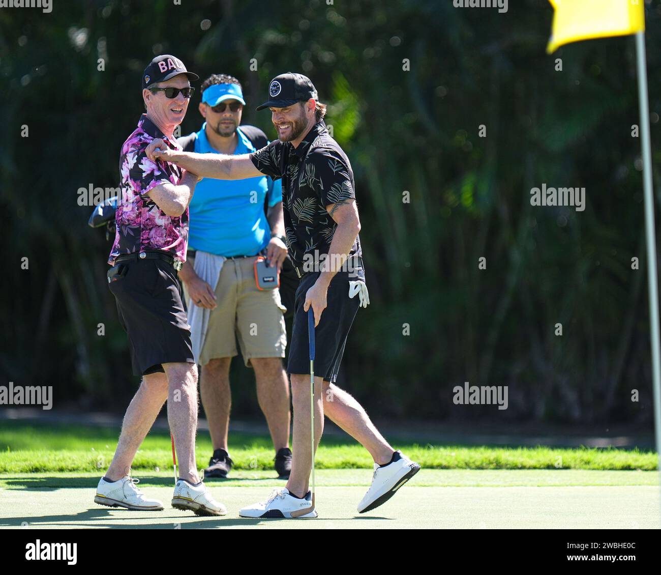 Honolulu, Hawaii, USA. 10th Jan, 2024. Actor Jensen Ackles having fun ...