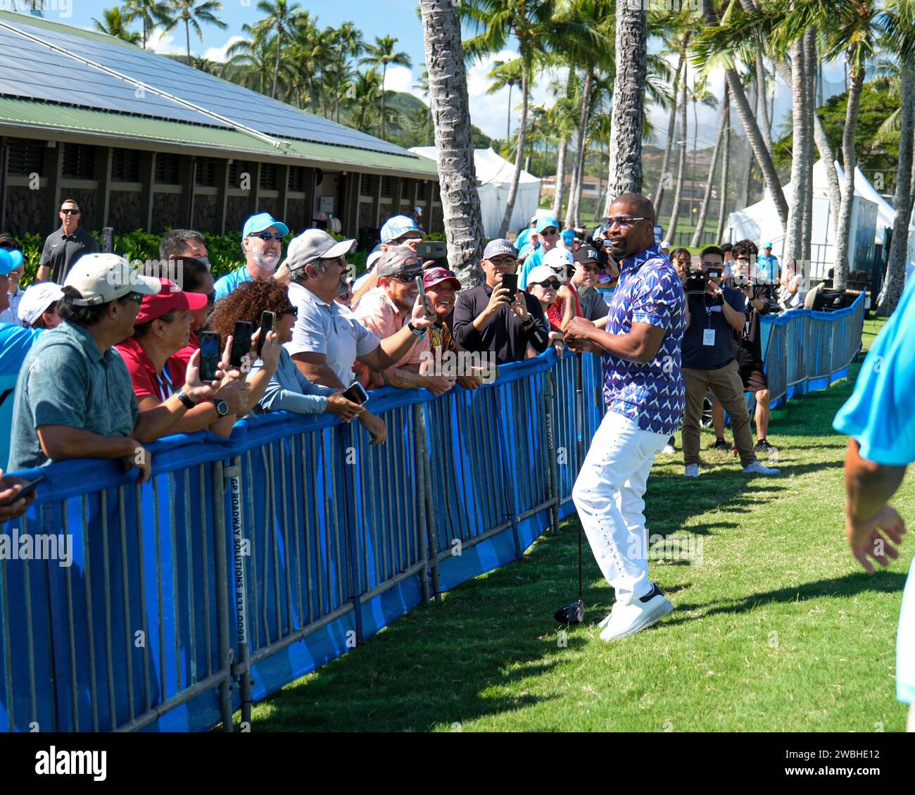 Honolulu, Hawaii, USA. 10th Jan, 2024. Academy Award winner Jamie Foxx ...