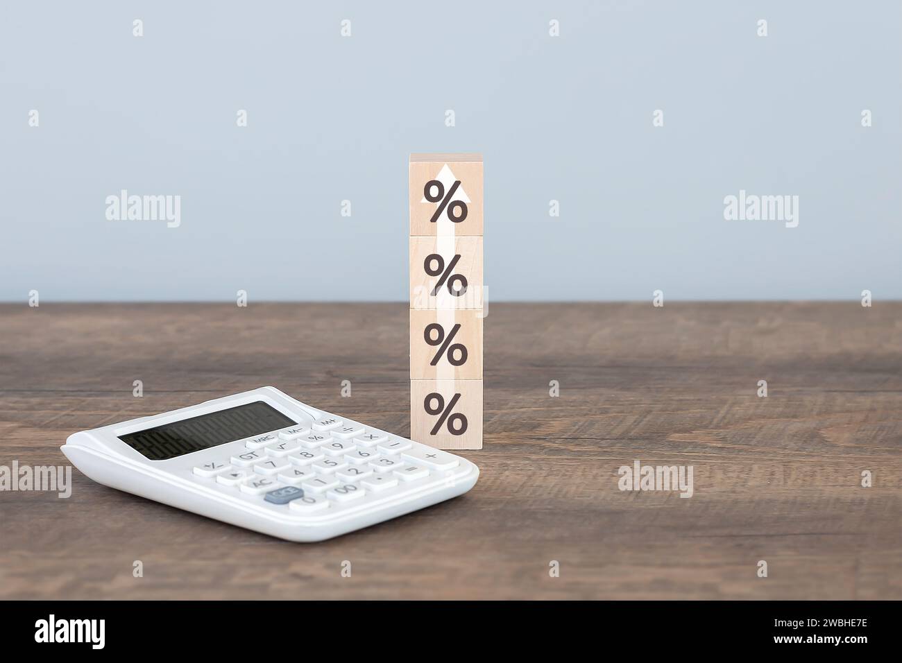 The concept of interest rates and dividend increases Stock Photo - Alamy