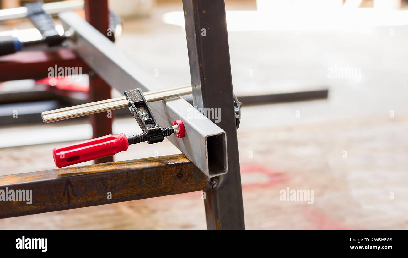 C-Clamp, C-shape workpiece, can be used both wood and steel. C-shape ...