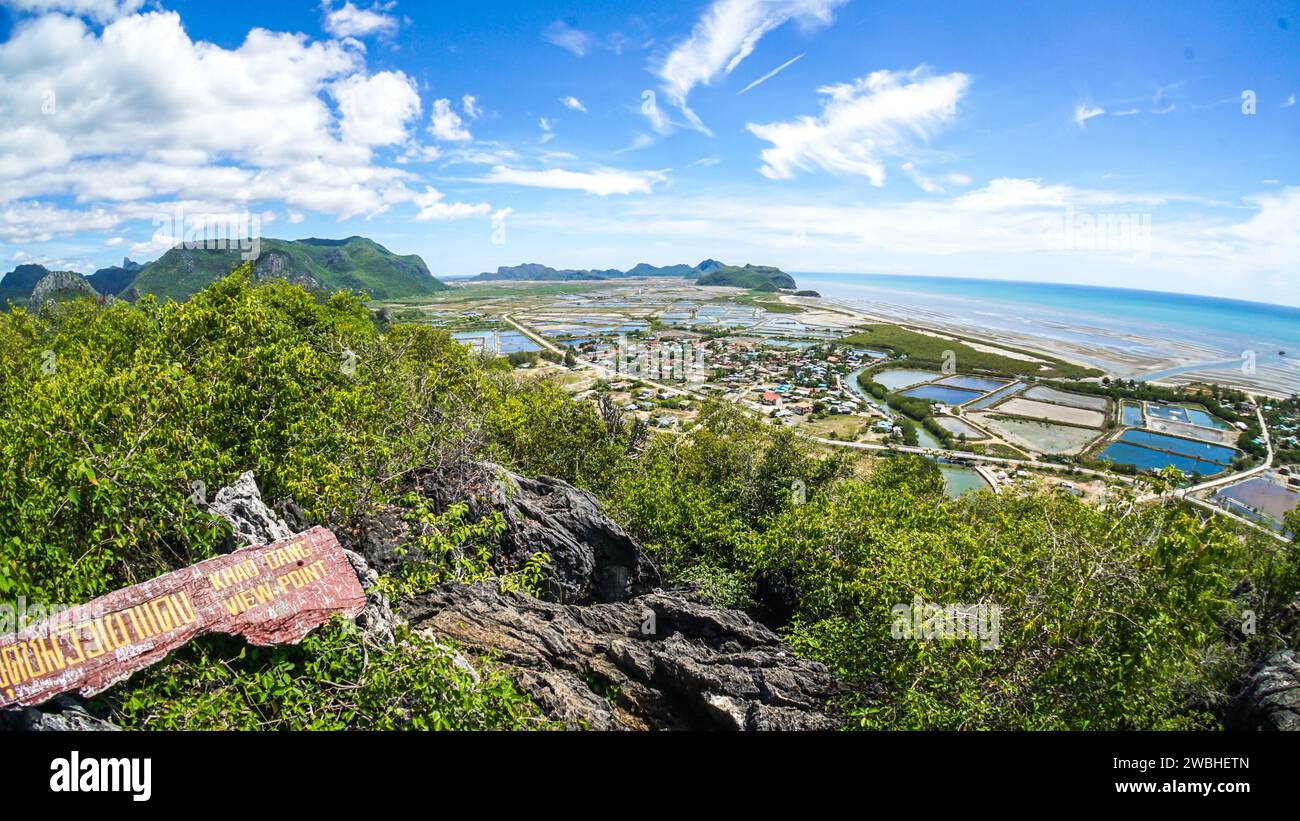 The Landscape and view from the Khao Daeng Viewpoint (Translate from ...