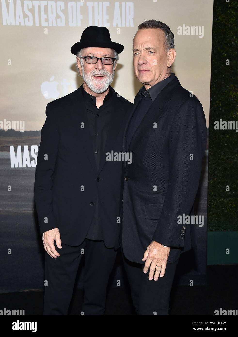Westwood, USA. 10th Jan, 2024. Gary Goetzman and Tom Hanks arriving to ...