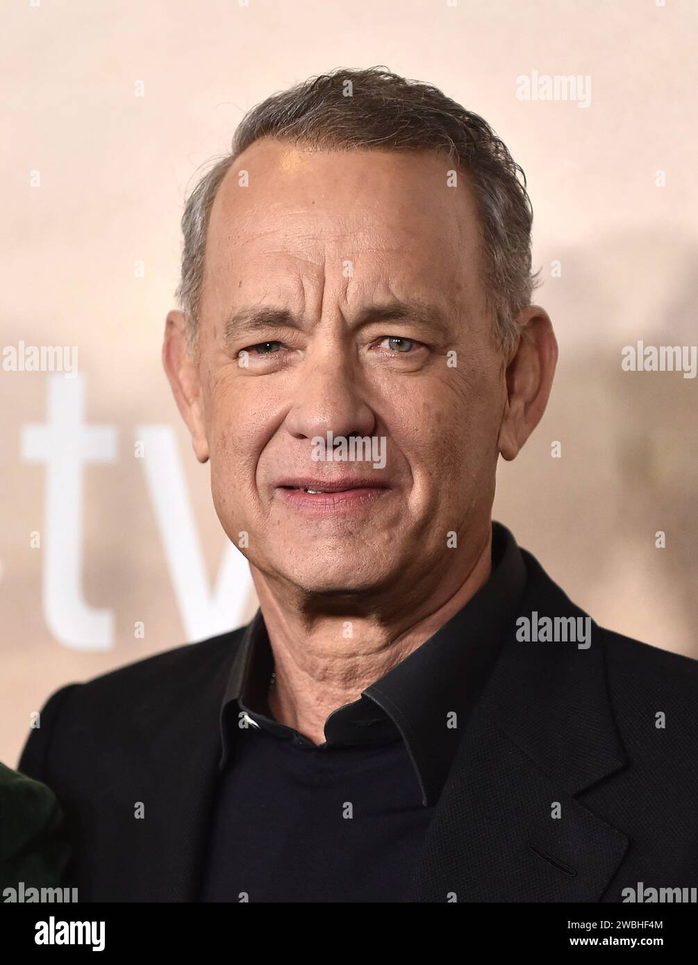 Westwood, USA. 10th Jan, 2024. Tom Hanks arriving to Apple TV ‘Masters ...