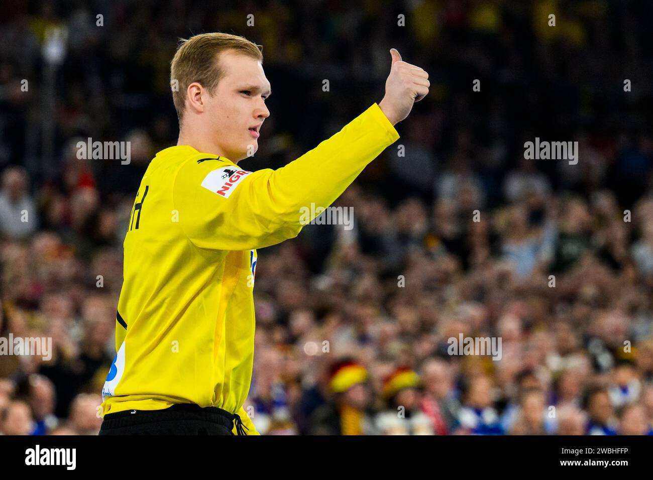 Duesseldorf, Germany. 10th Jan, 2024. Handball: European Championship ...