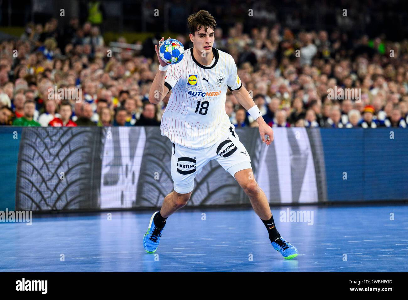 Duesseldorf, Germany. 10th Jan, 2024. Handball: European Championship ...