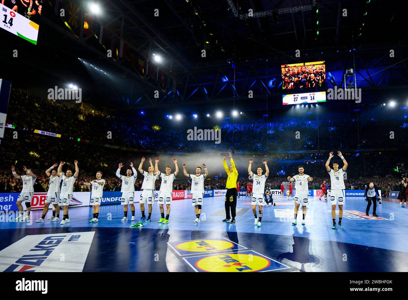 Duesseldorf, Germany. 10th Jan, 2024. Handball: European Championship ...