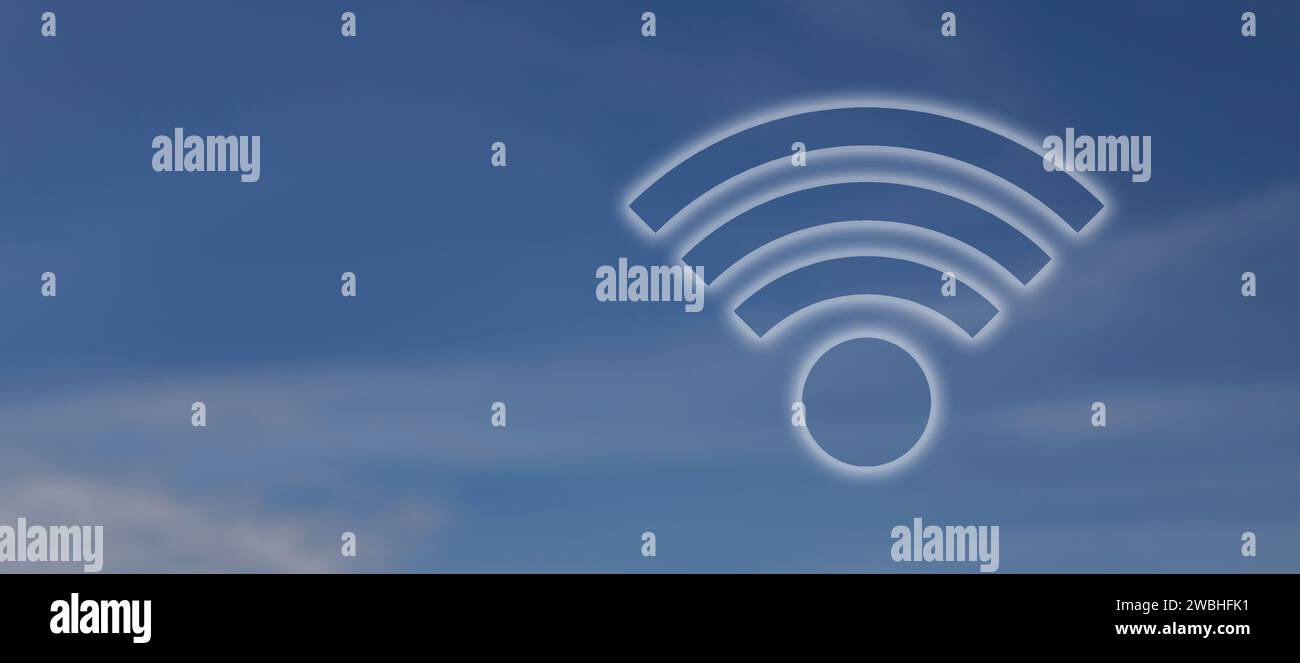 Wi fi symbol hi-res stock photography and images - Alamy