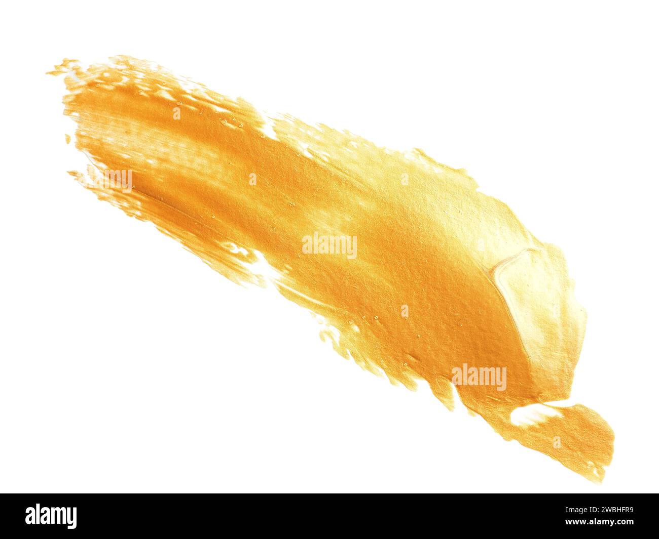 Golden paint strokes on a white background, luxury concept Stock Photo ...