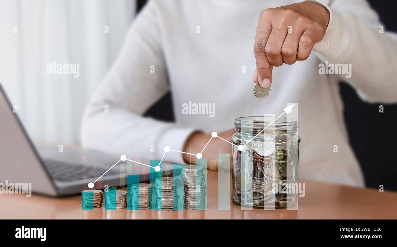 Graphical chart business analysis hi-res stock photography and images ...