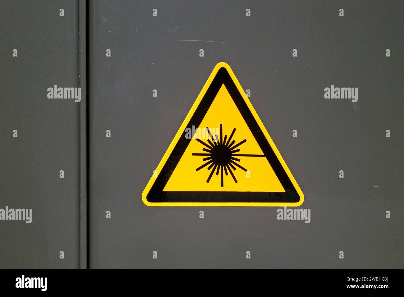 Symbol laser warning sign hi-res stock photography and images - Alamy