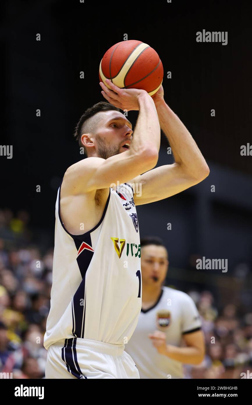Yokohama Budokan, Kanagawa, Japan. 10th Jan, 2024. Jarrod Uthoff (B ...