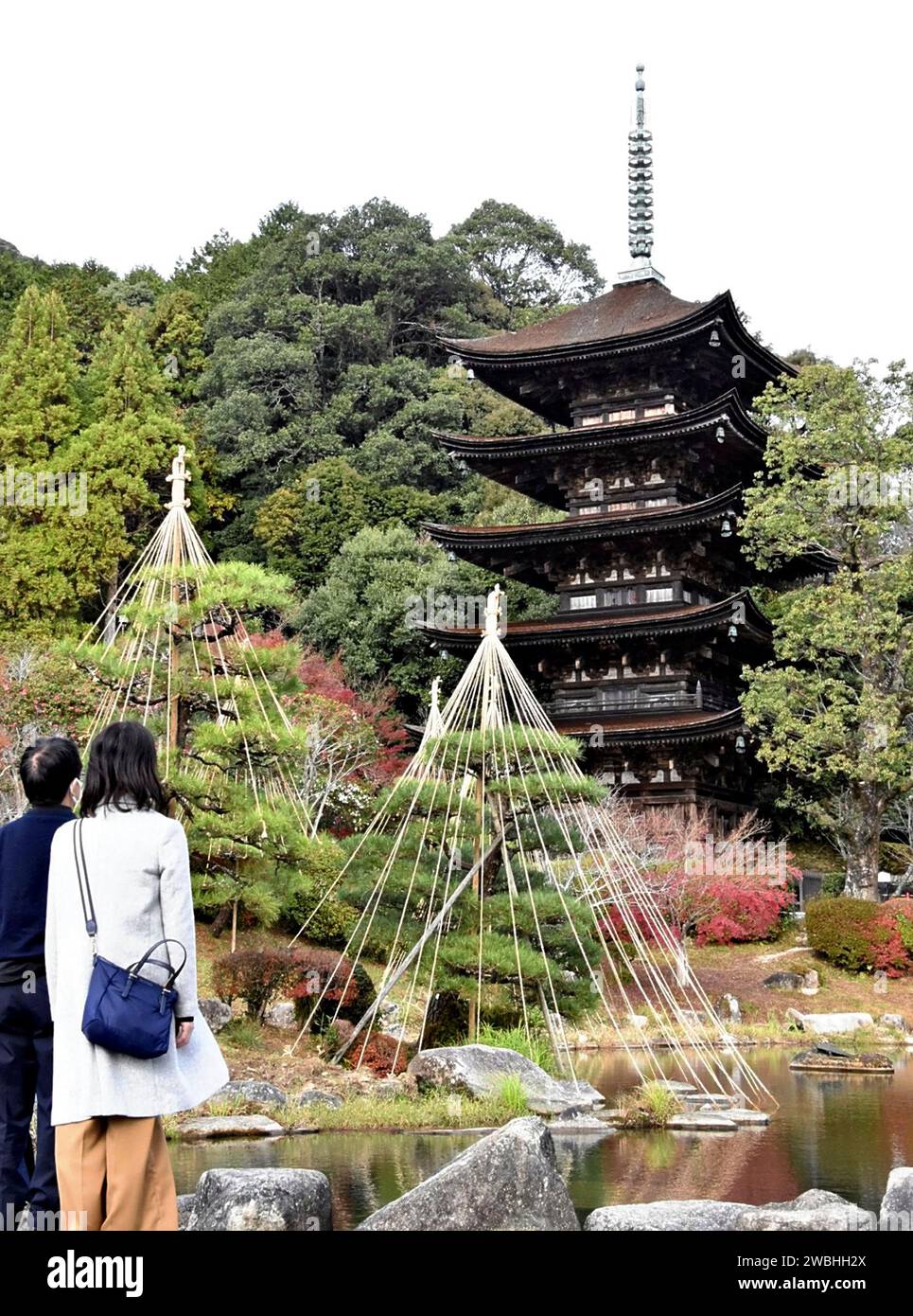 FILE: A photo shows the five-story pagoda of Ruriko-ji temple in ...