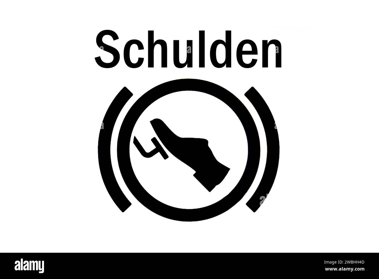 Bremsenpiktogramm hi-res stock photography and images - Alamy