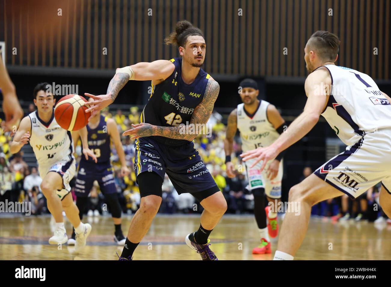 Yokohama Budokan, Kanagawa, Japan. 10th Jan, 2024. Isaac Fotu (Brex ...