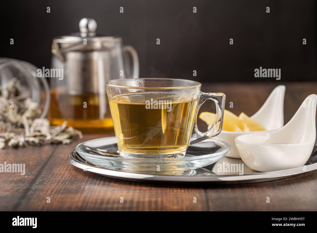 Cup natural sage tea hi-res stock photography and images - Alamy