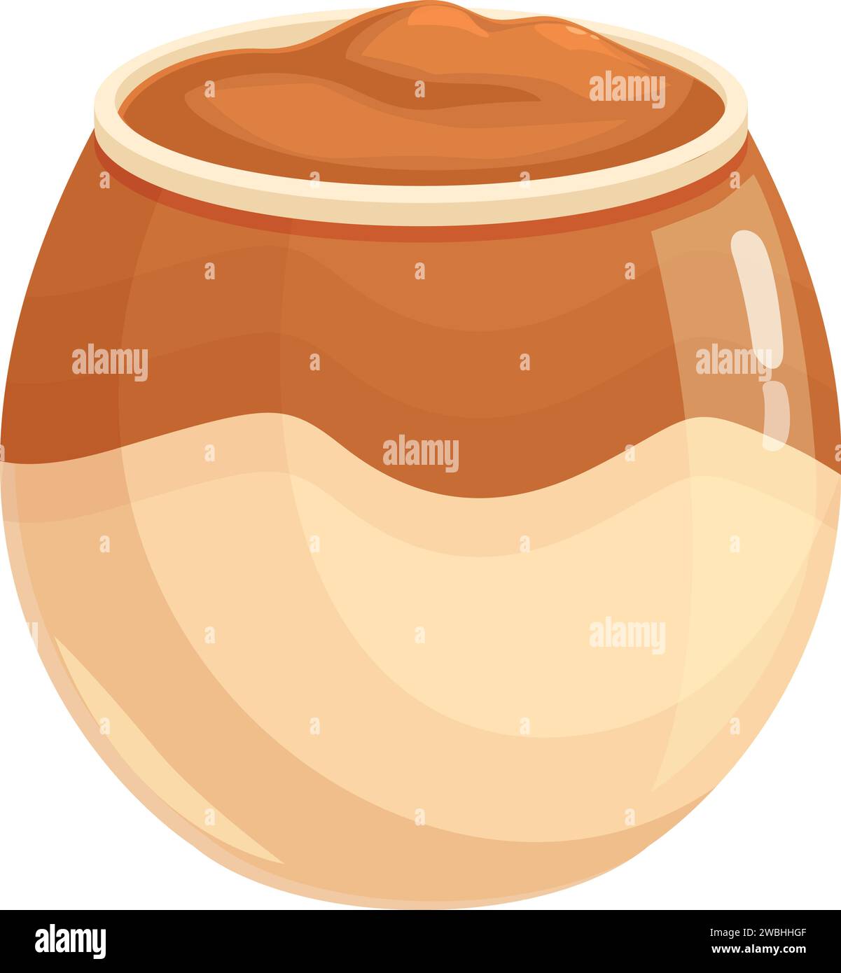 Natural shop drink icon cartoon vector. Ice milk dessert. Cocoa caffe ...