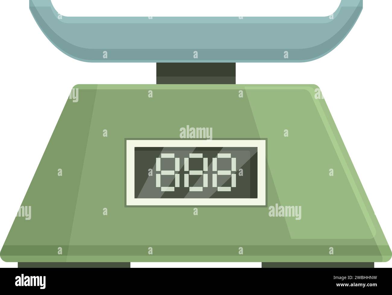 Digital screen scales icon cartoon vector. Domestic product. Tool ...