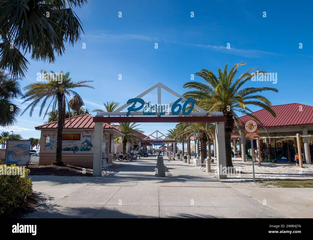 Pier 60 is an iconic pier at Clearwater in Florida, USA Stock Photo - Alamy
