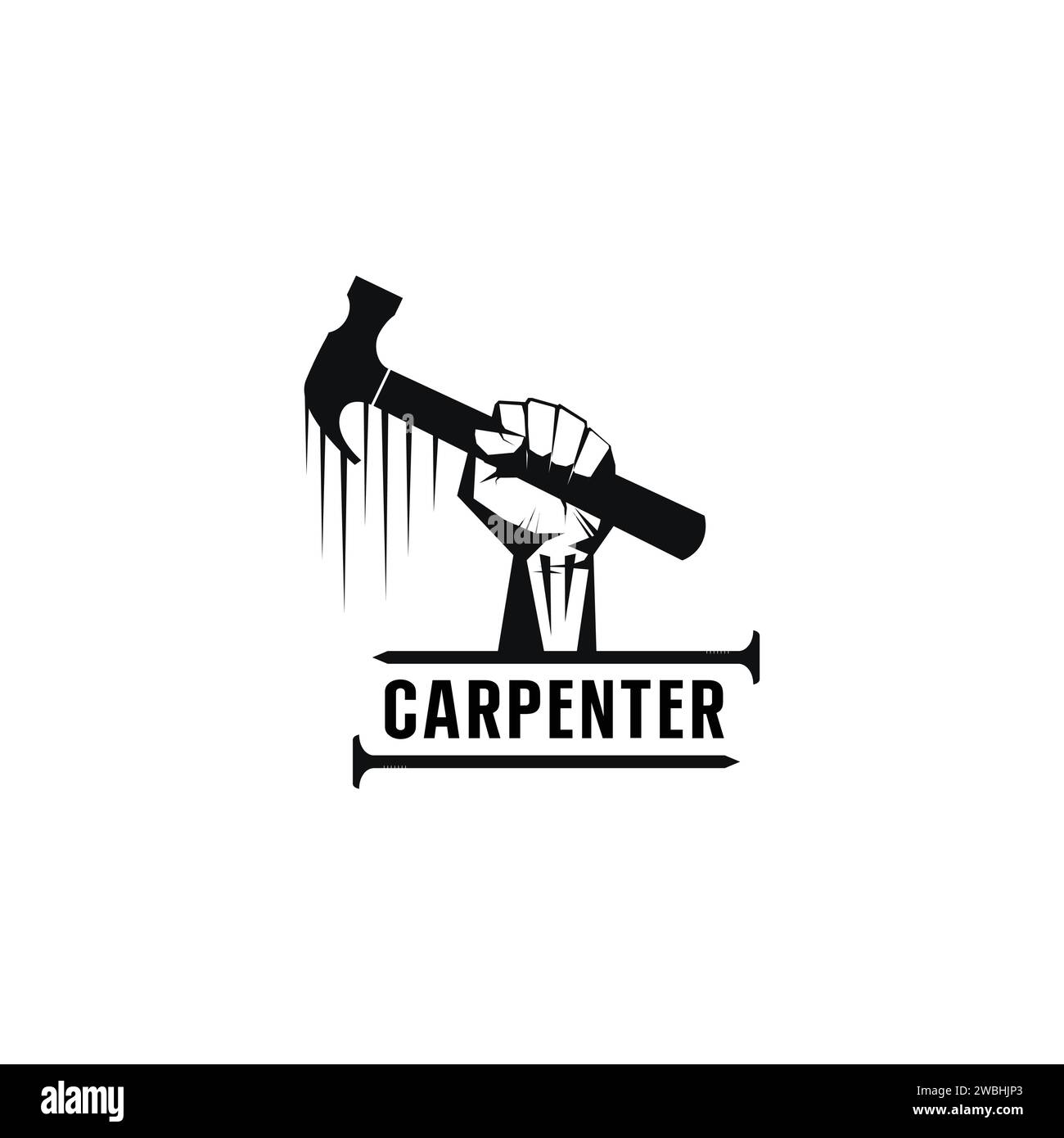 Carpentry logo hi-res stock photography and images - Alamy
