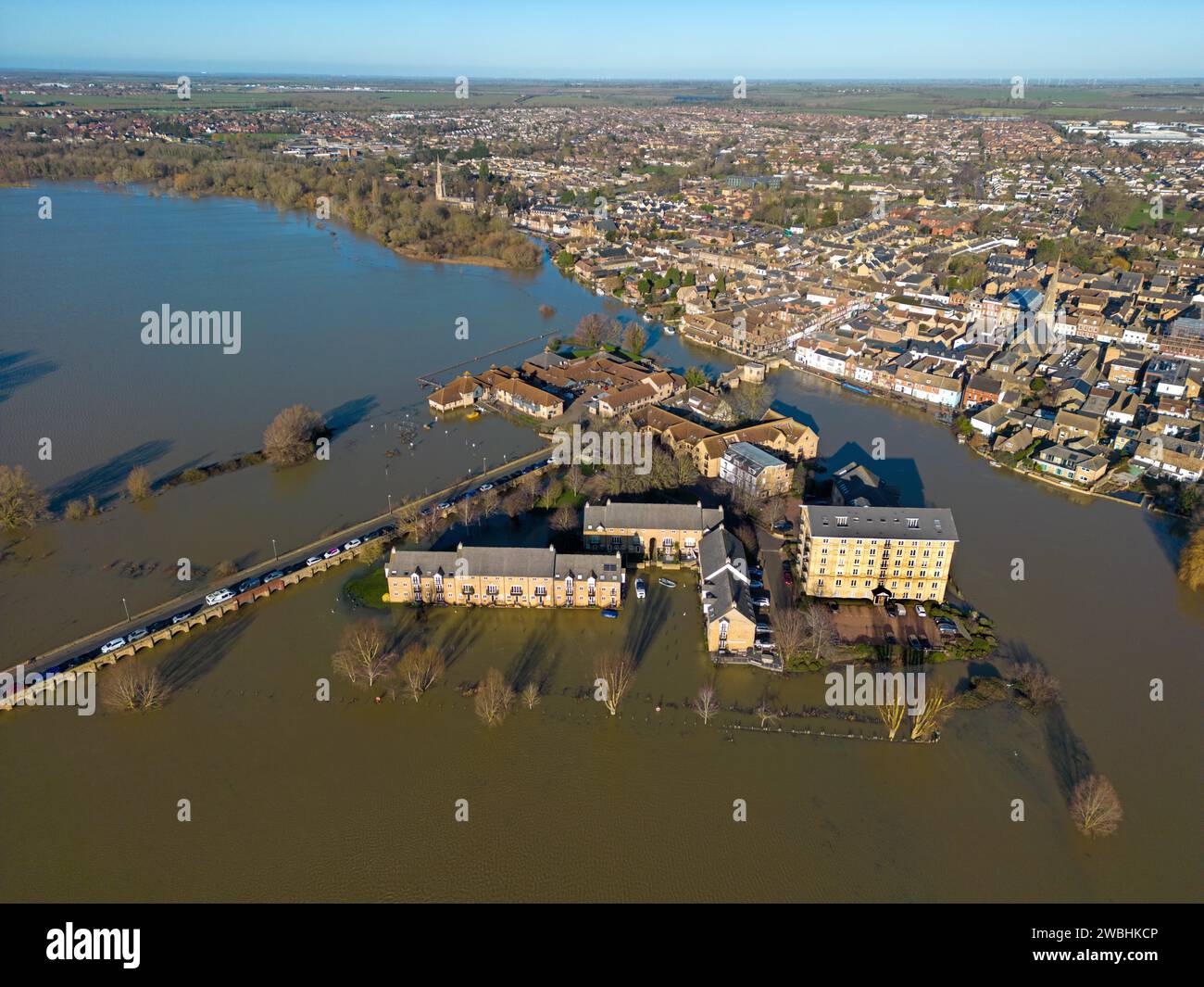 Flooding in st ives cambridgeshire hi-res stock photography and images ...