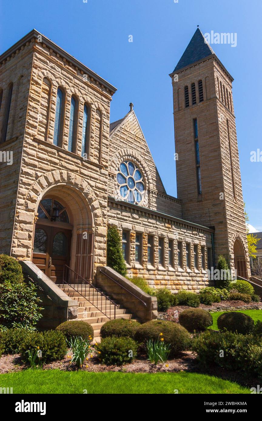 A Historic Church Building in Warren, PA Stock Photo - Alamy