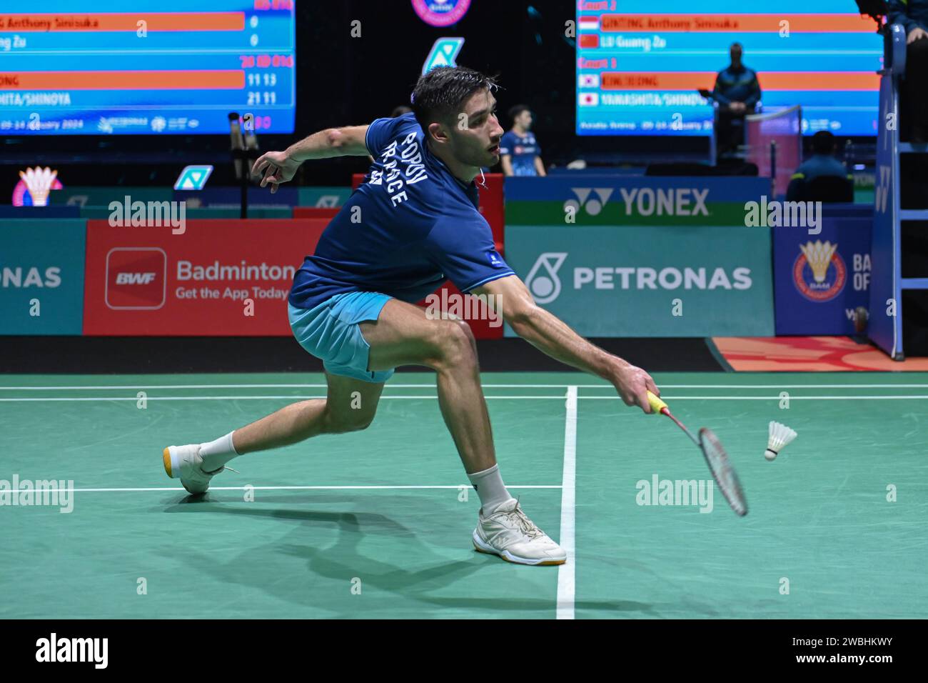 Kuala Lumpur, Malaysia. 11th Jan, 2024. Toma Junior Popov competes ...