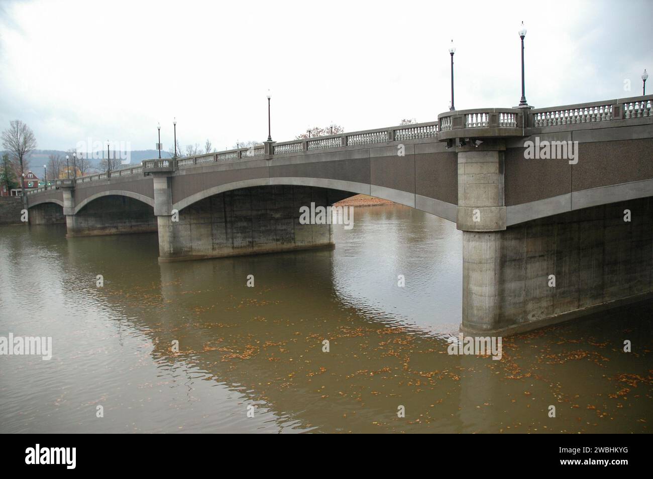 The Hickory Street Bridge, Warren, Pennsylvania Stock Photo - Alamy