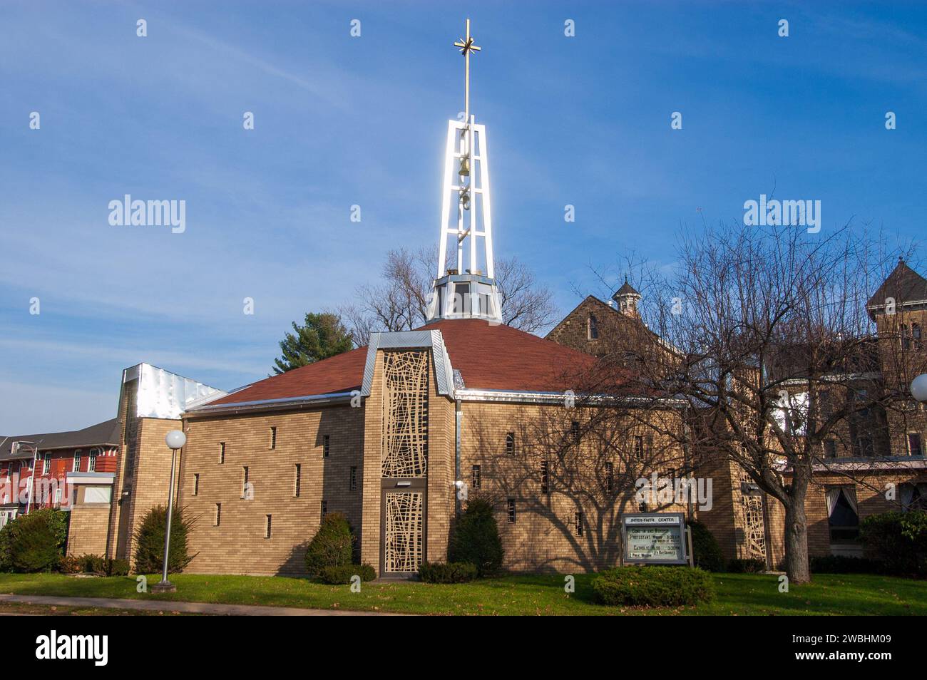 A Historic Church Building in Warren, PA Stock Photo - Alamy
