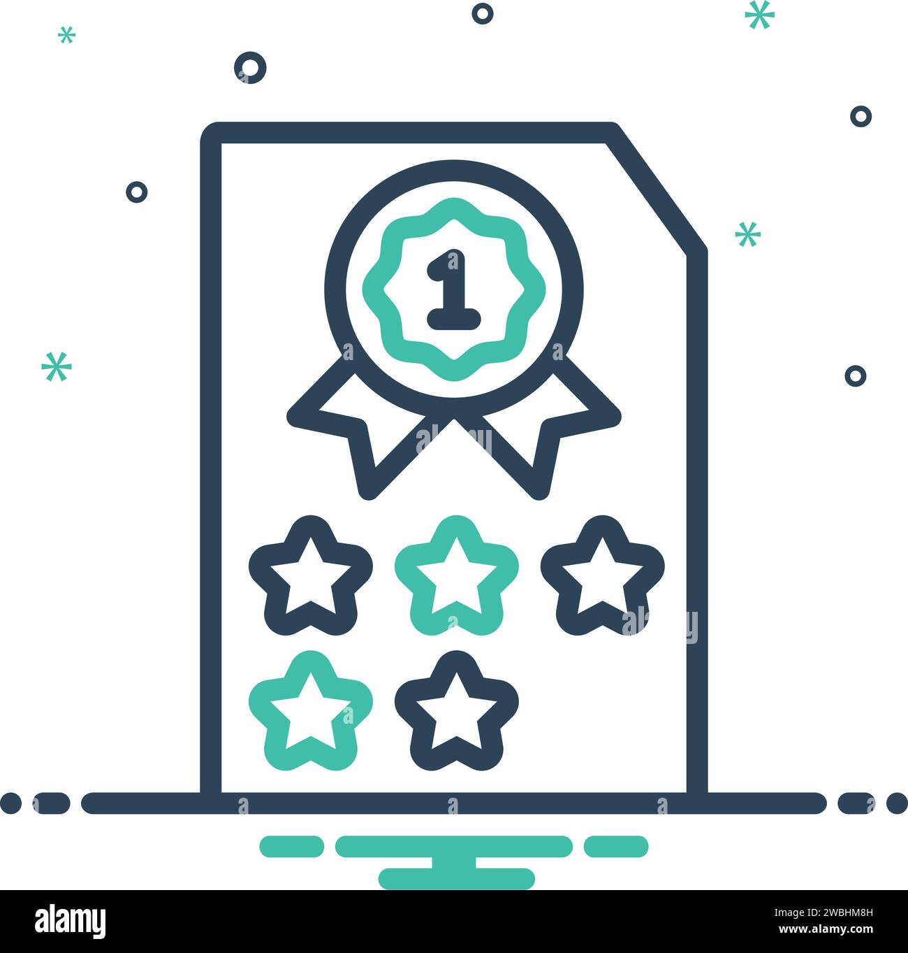 Rank result Stock Vector Images - Alamy