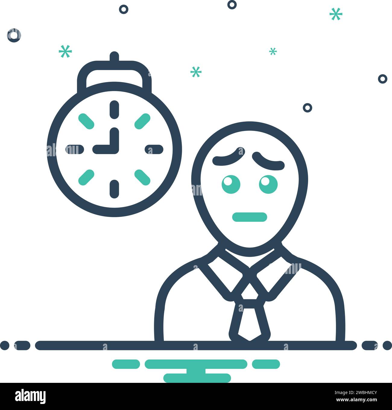 Icon for waiting,expectation Stock Vector Image & Art - Alamy