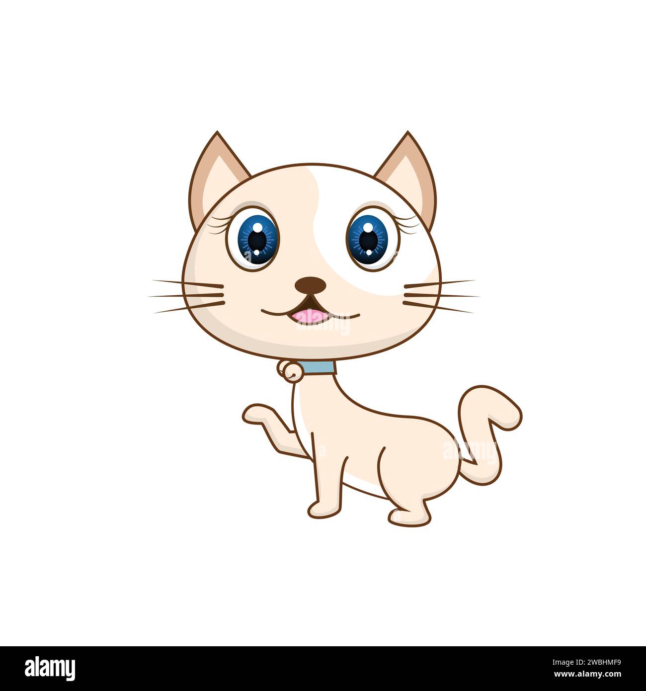 Mascot design style gray Cut Out Stock Images & Pictures - Alamy