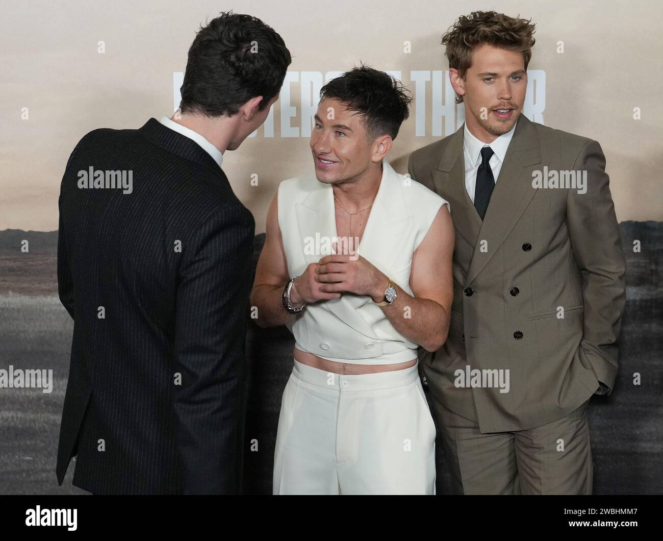 Los Angeles, USA. 10th Dec, 2023. (L-R) Callum Turner, Barry Keoghan ...