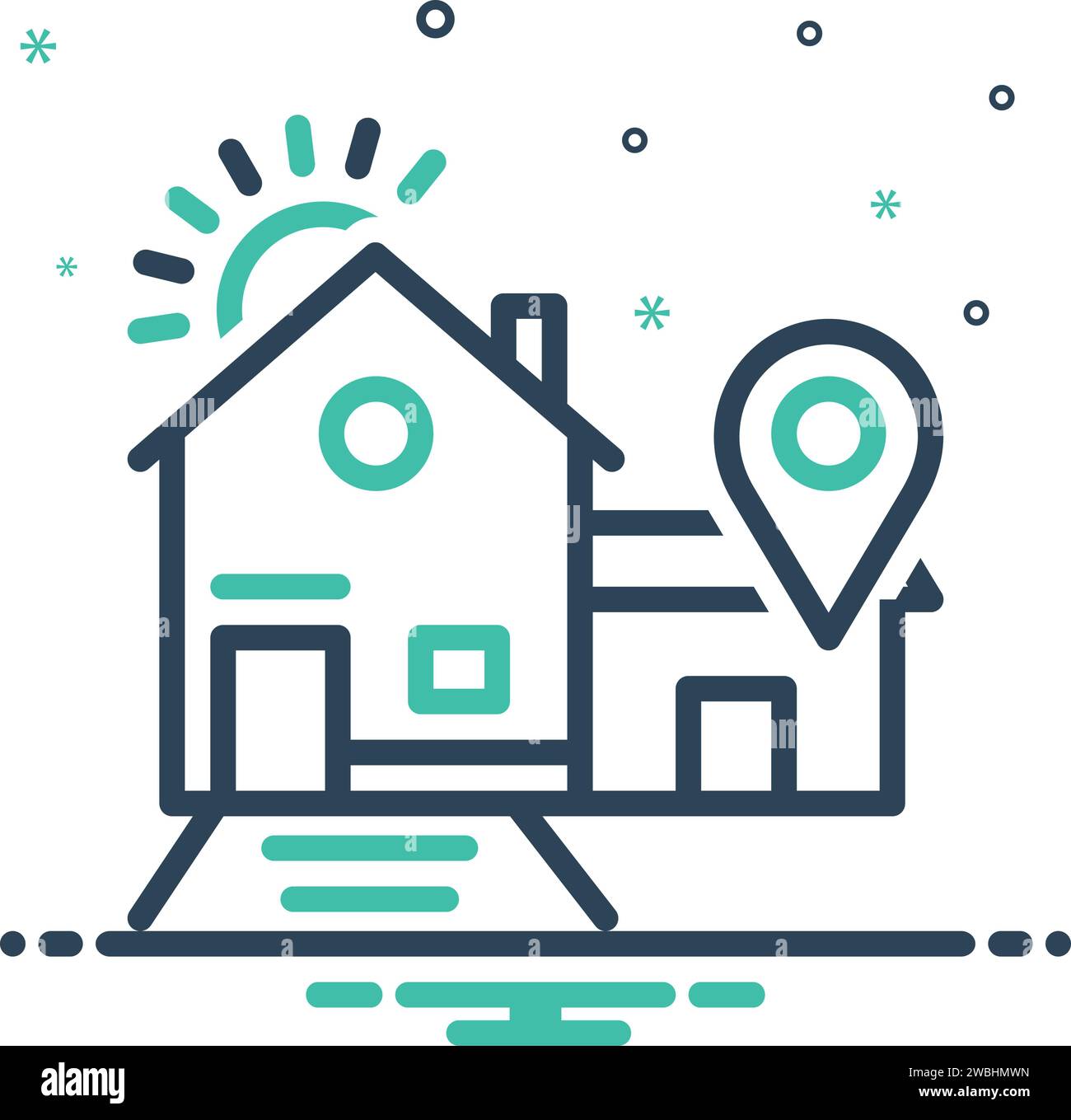 Birthplace vector vectors hi-res stock photography and images - Alamy