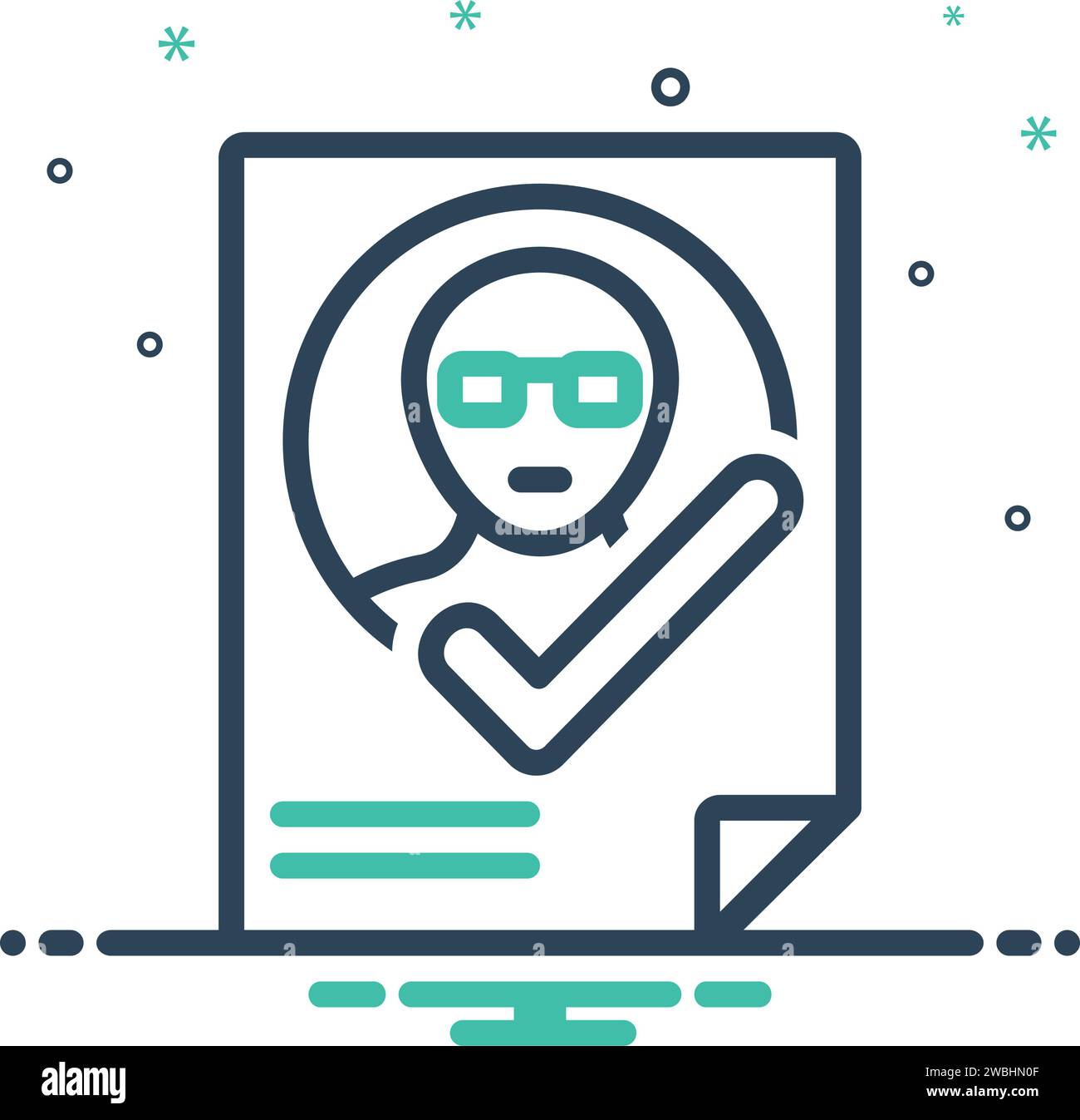 Attendance icon vector vectors hi-res stock photography and images - Alamy