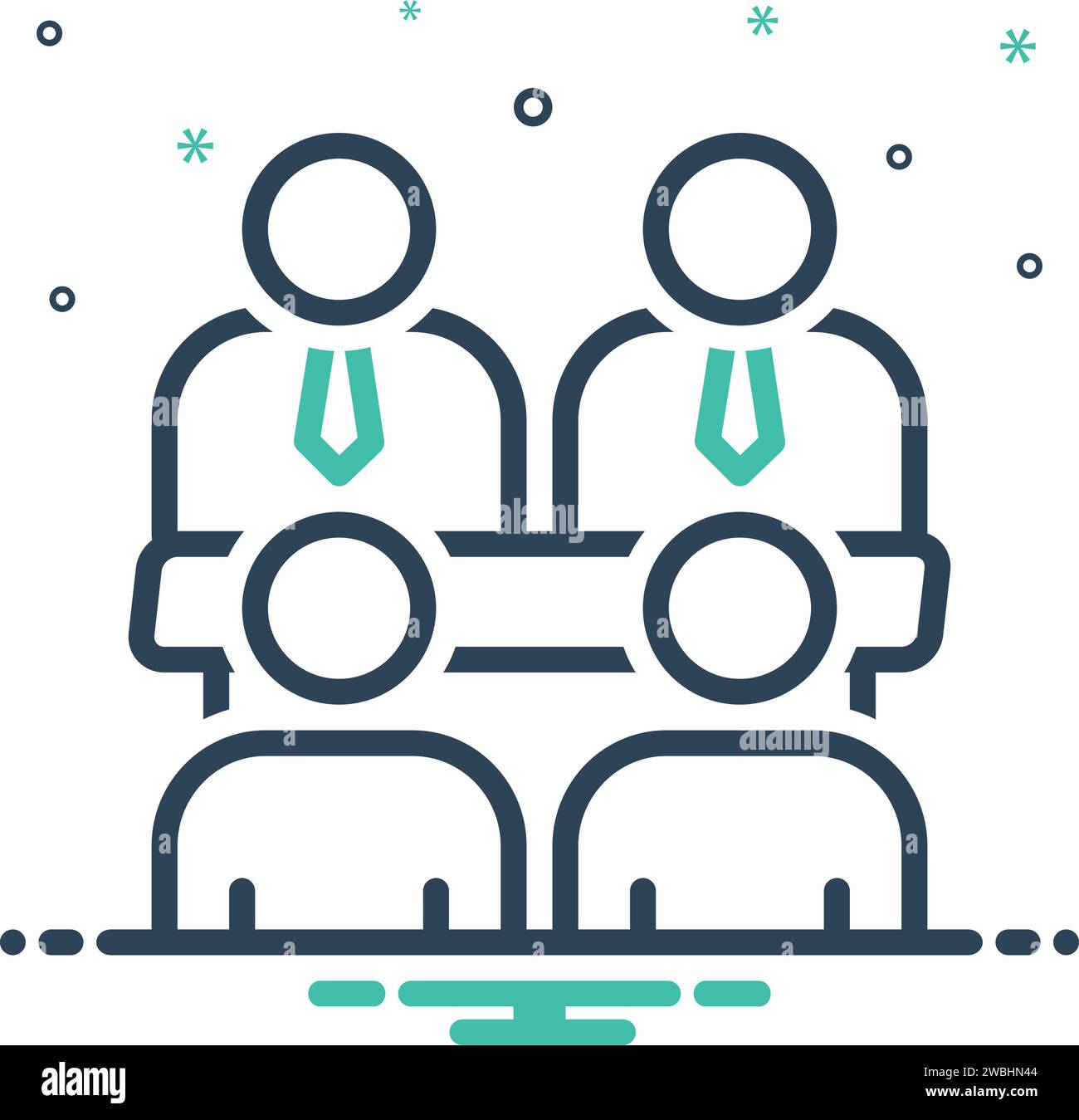 Board meeting Stock Vector Images - Alamy