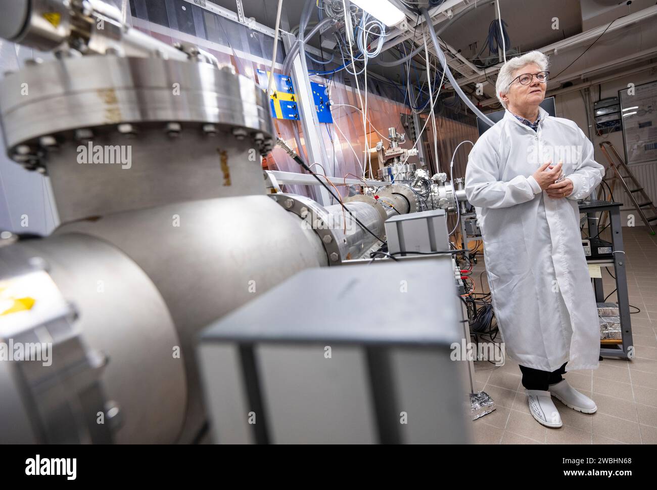 Lund, Sweden. 29th Nov, 2023. Anne L'Huillier, Nobel laureate in ...