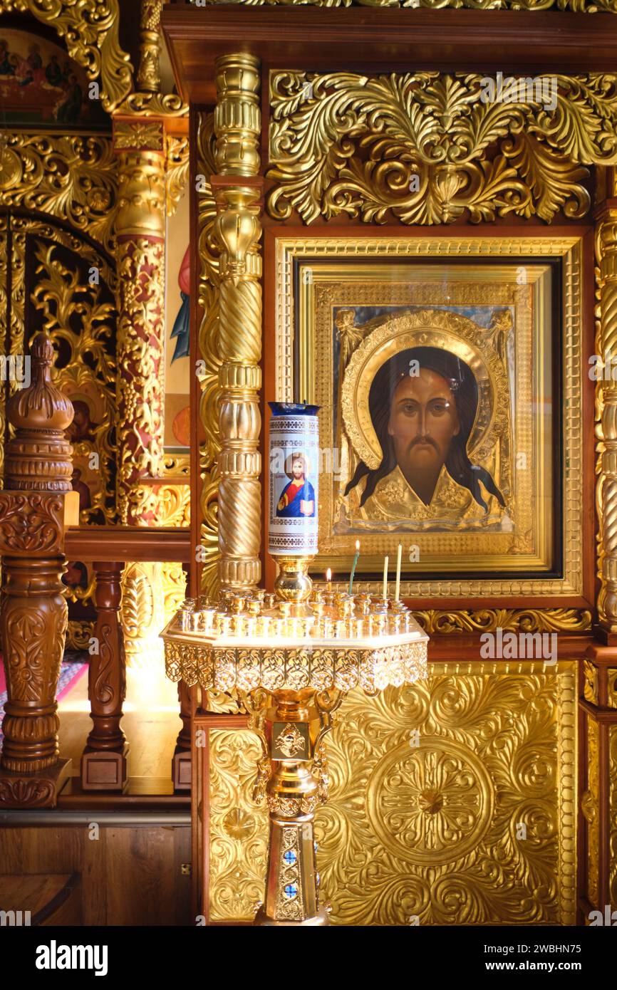 Russian orthodox icon jesus hi-res stock photography and images - Alamy