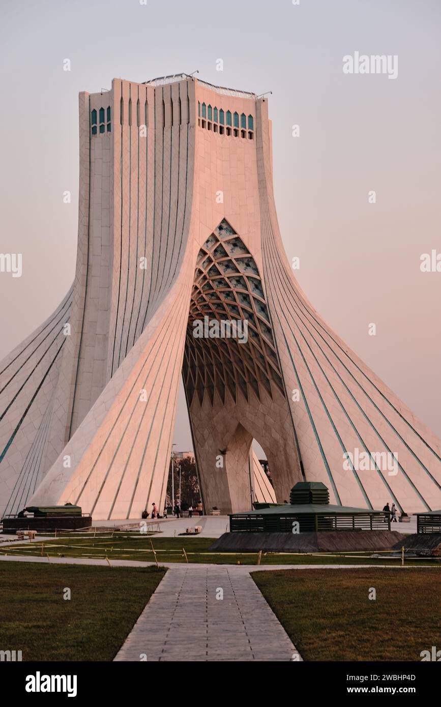 The Azadi Tower is a symbol of freedom in Iran, the main symbol of Iran ...