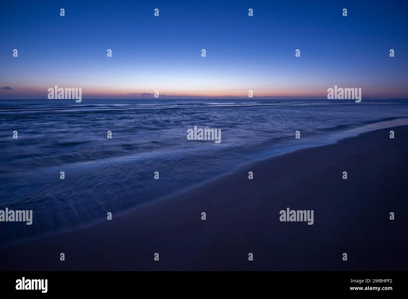 Omaha beach near Vierville-sur-Mer (Normandy, France) on a summer ...