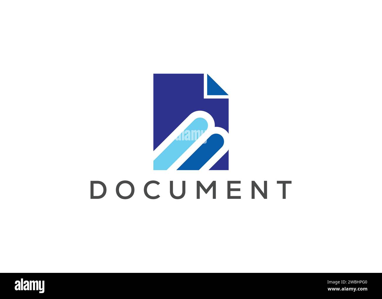 Document growth logo hi-res stock photography and images - Alamy