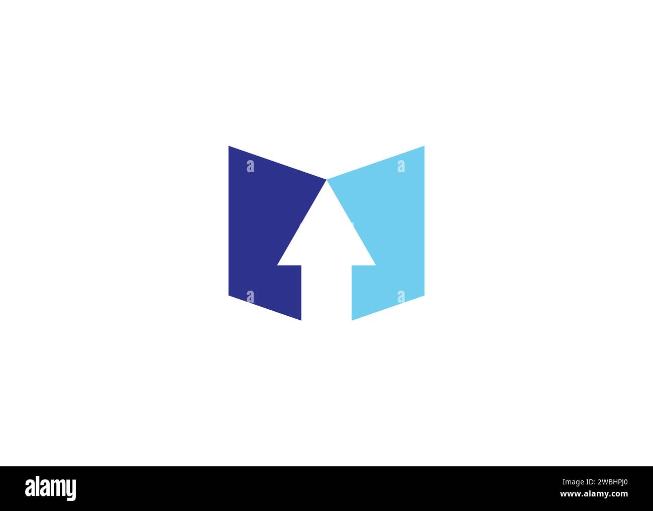 Letter arrows vector icon logo hi-res stock photography and images - Alamy
