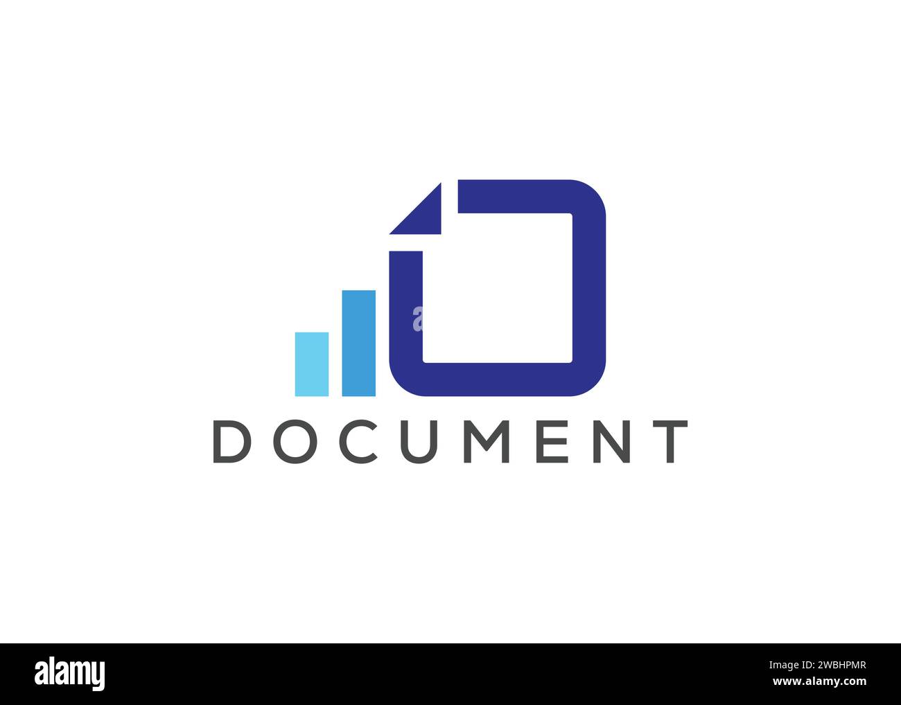 Document growth logo design vector template Stock Vector Image & Art ...