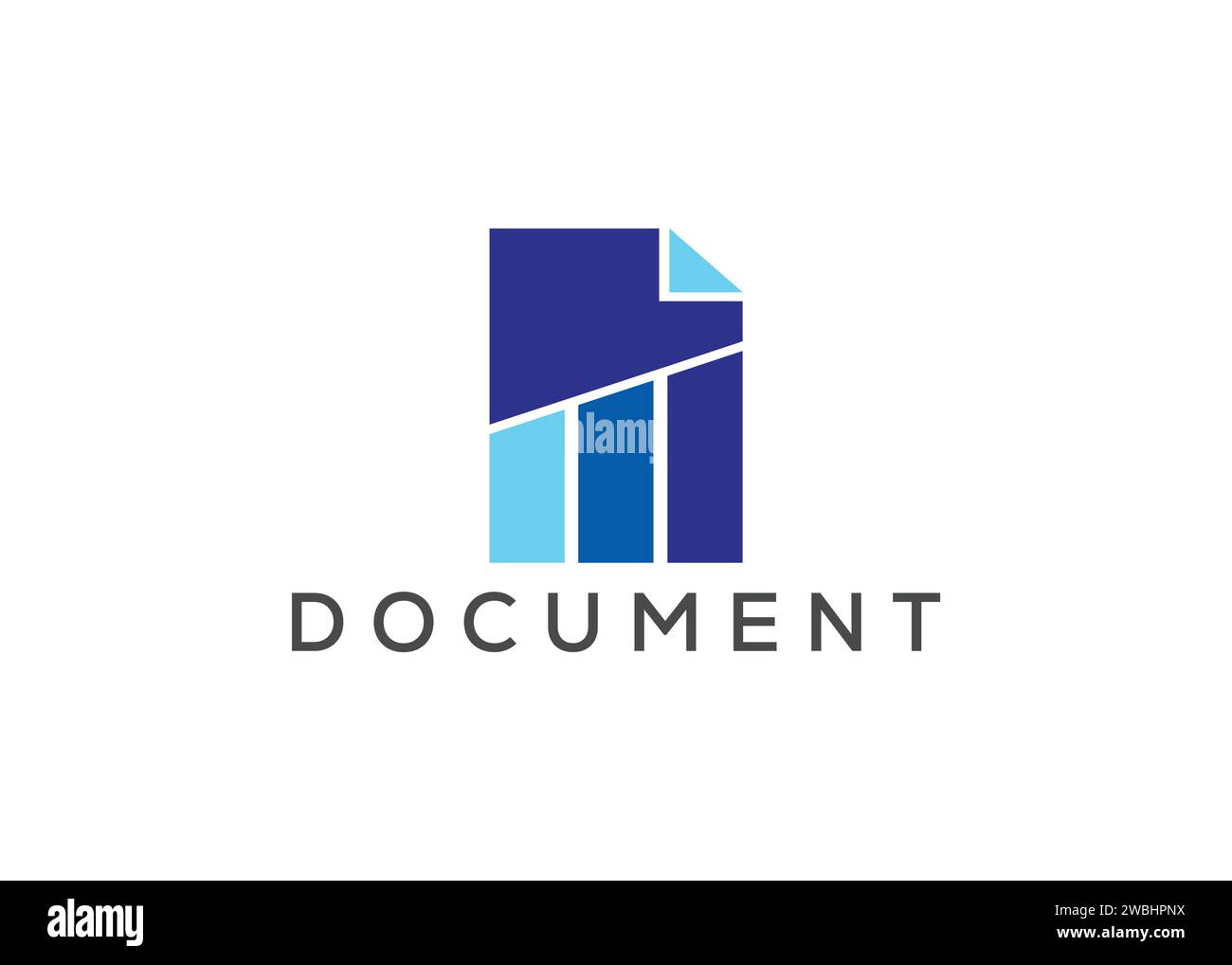 Document growth logo design vector template Stock Vector Image & Art ...
