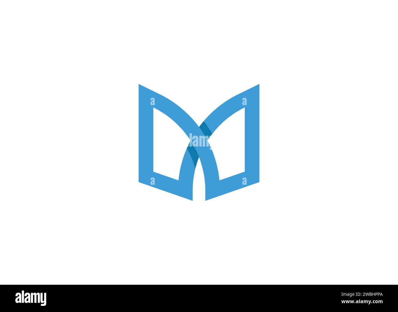 M unique logo Stock Vector Images - Alamy