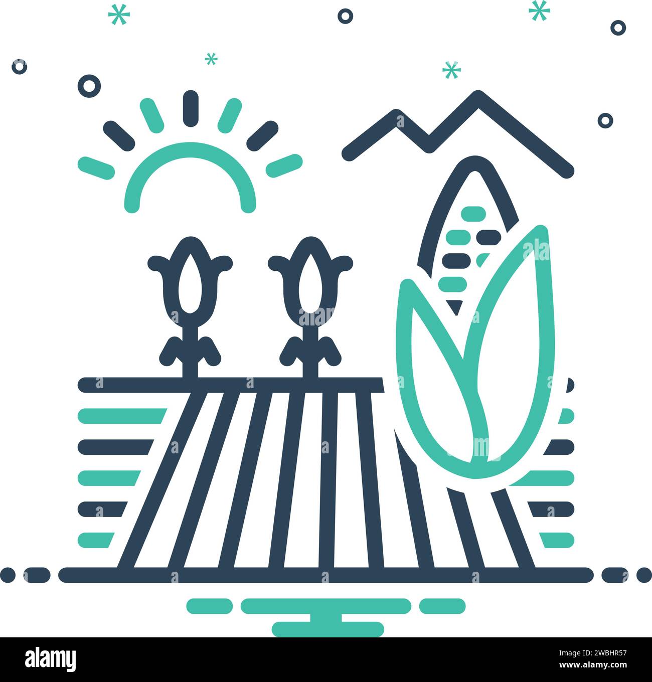 Icon for cornfield,crop Stock Vector Image & Art - Alamy