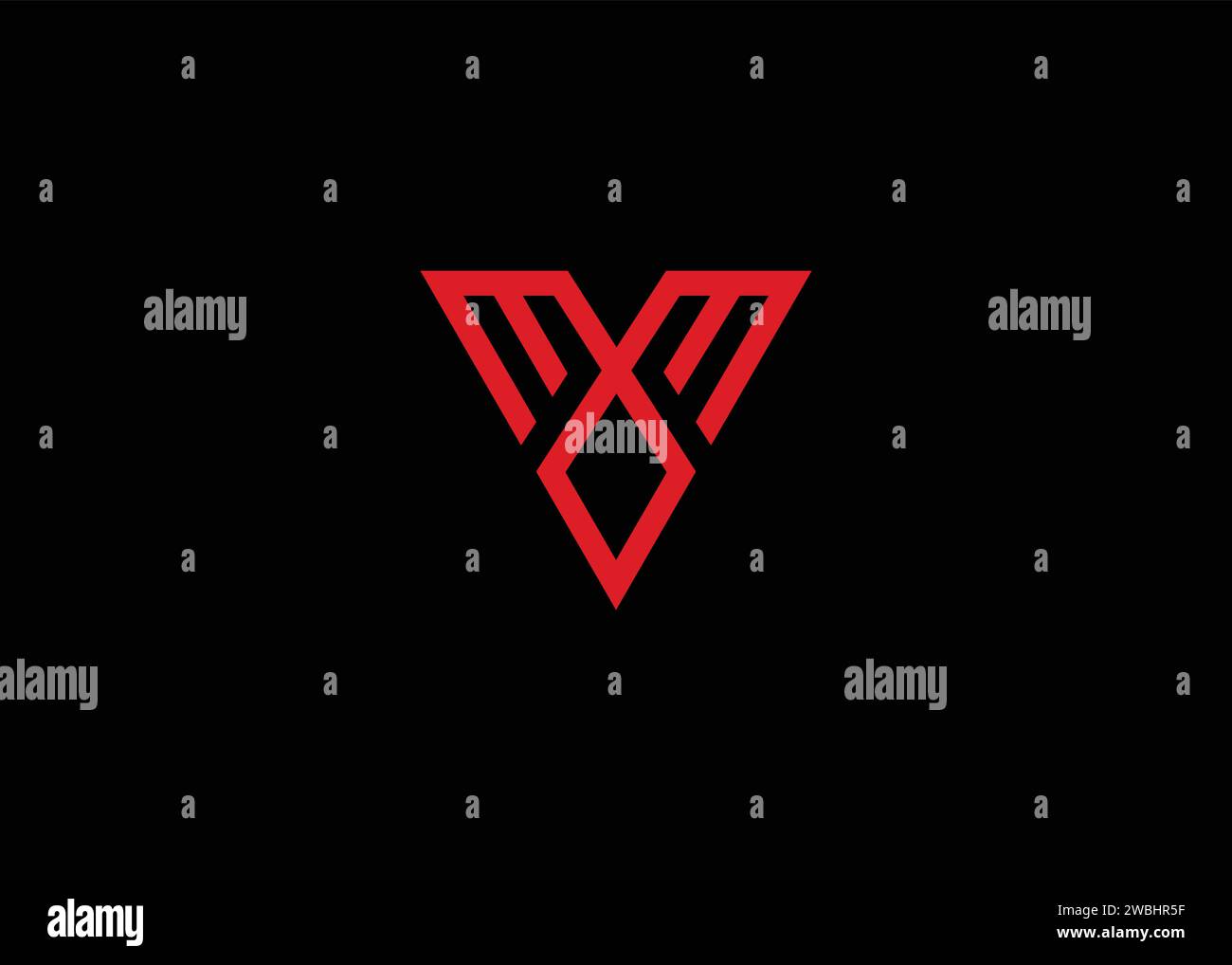 Letter red black design Stock Vector Images - Alamy