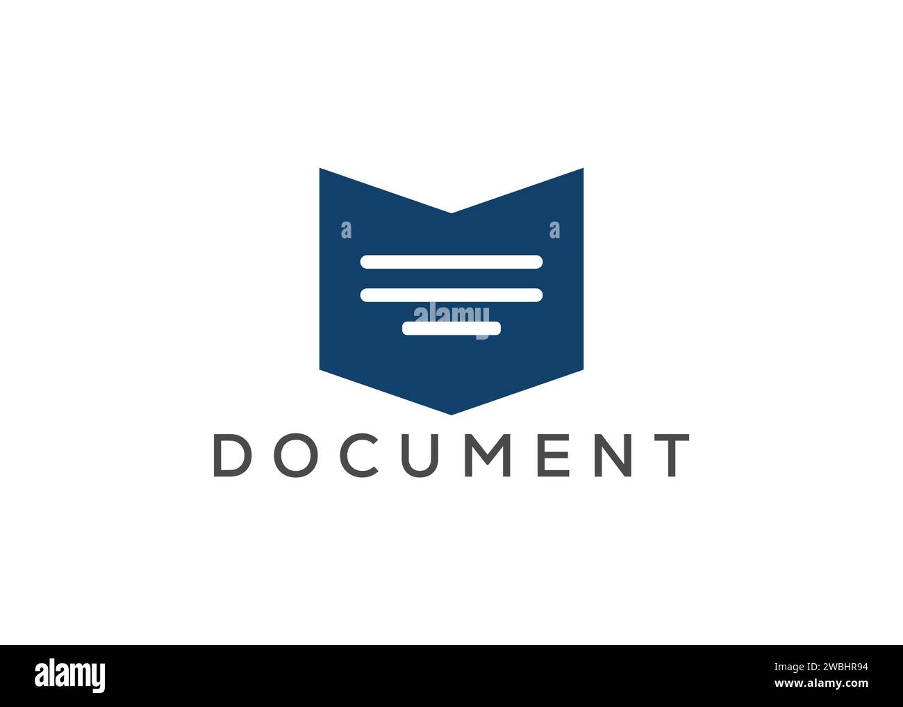 Document logo hi-res stock photography and images - Alamy