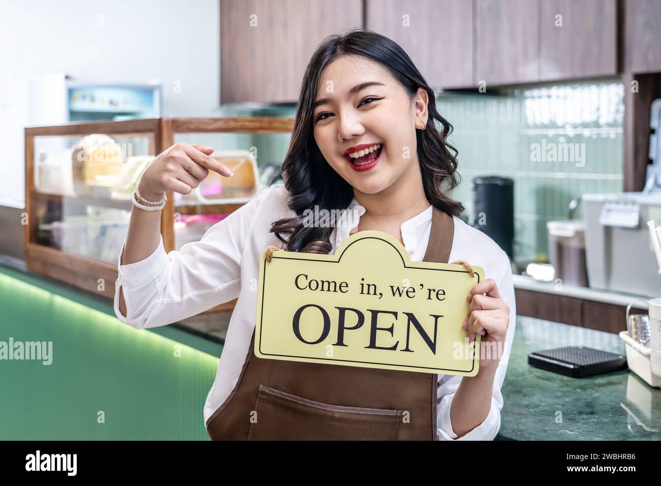 Cafe open sign signs hi-res stock photography and images - Alamy