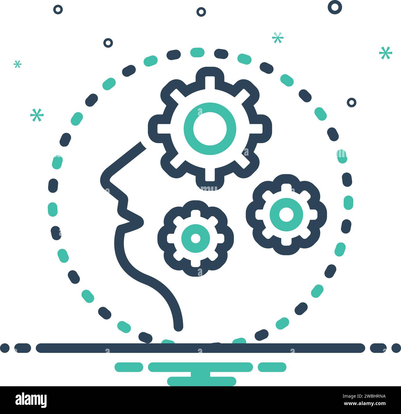 Dementia symbol Stock Vector Images - Alamy