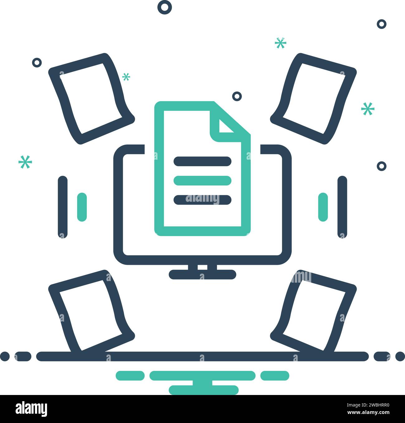 Paperless Stock Vector Images - Alamy